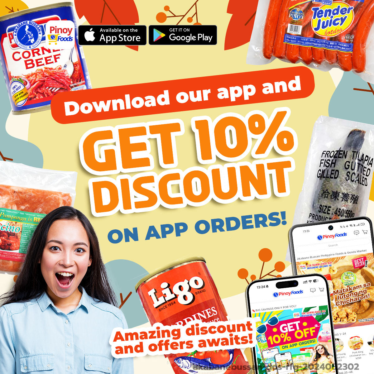 Akabane Bussan Pinoy Foods Shopping App